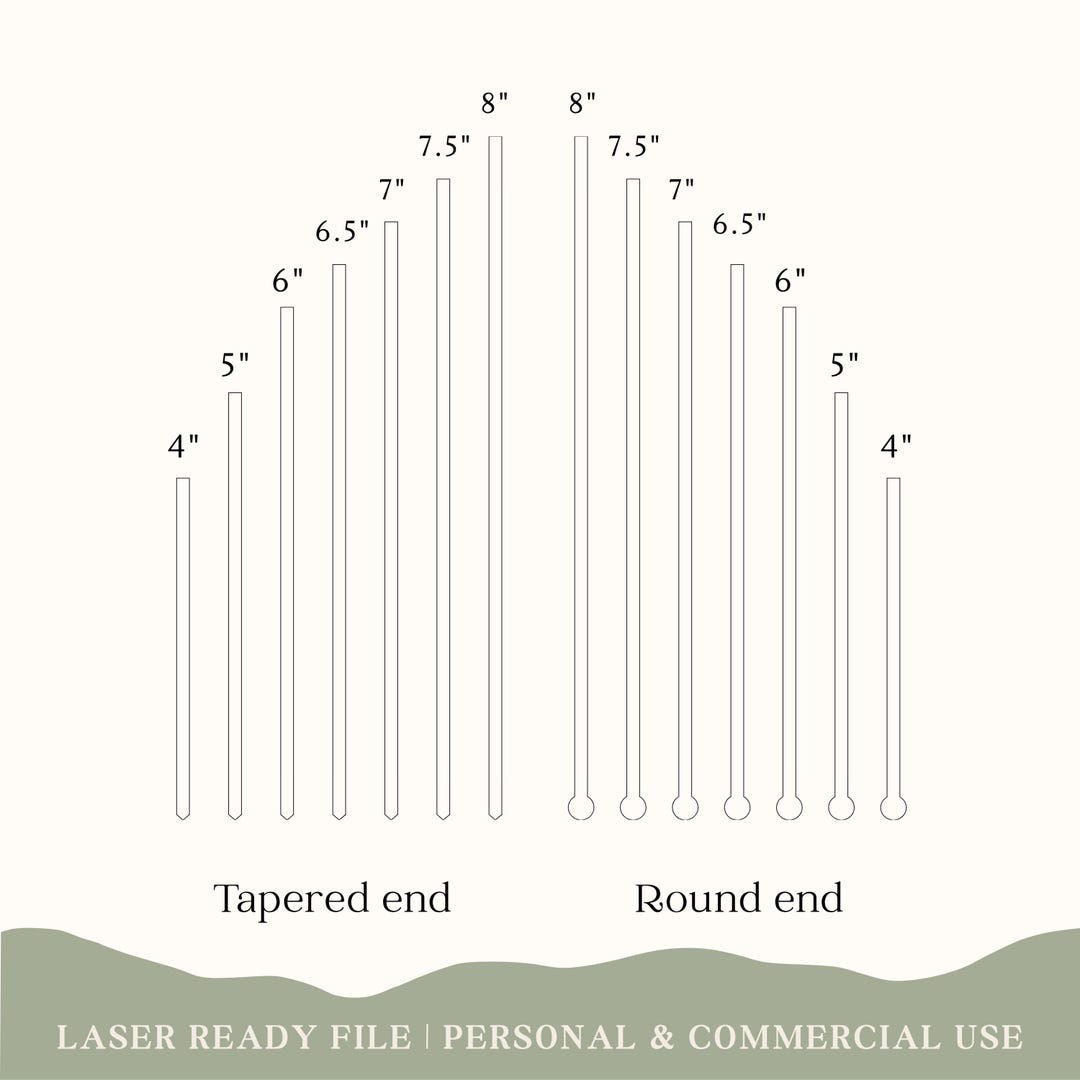 Stir Stick and Cake Topper Template File | Drink Stirrer File |swizzle Stick File | Cake Topper ...