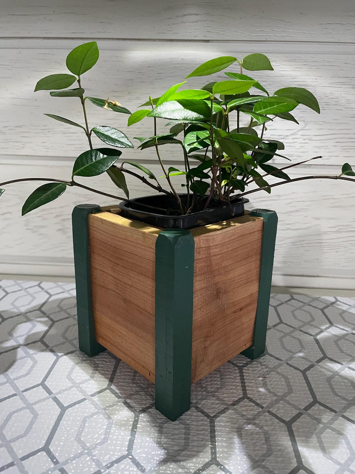 Mini Wooden Planters - Etsy