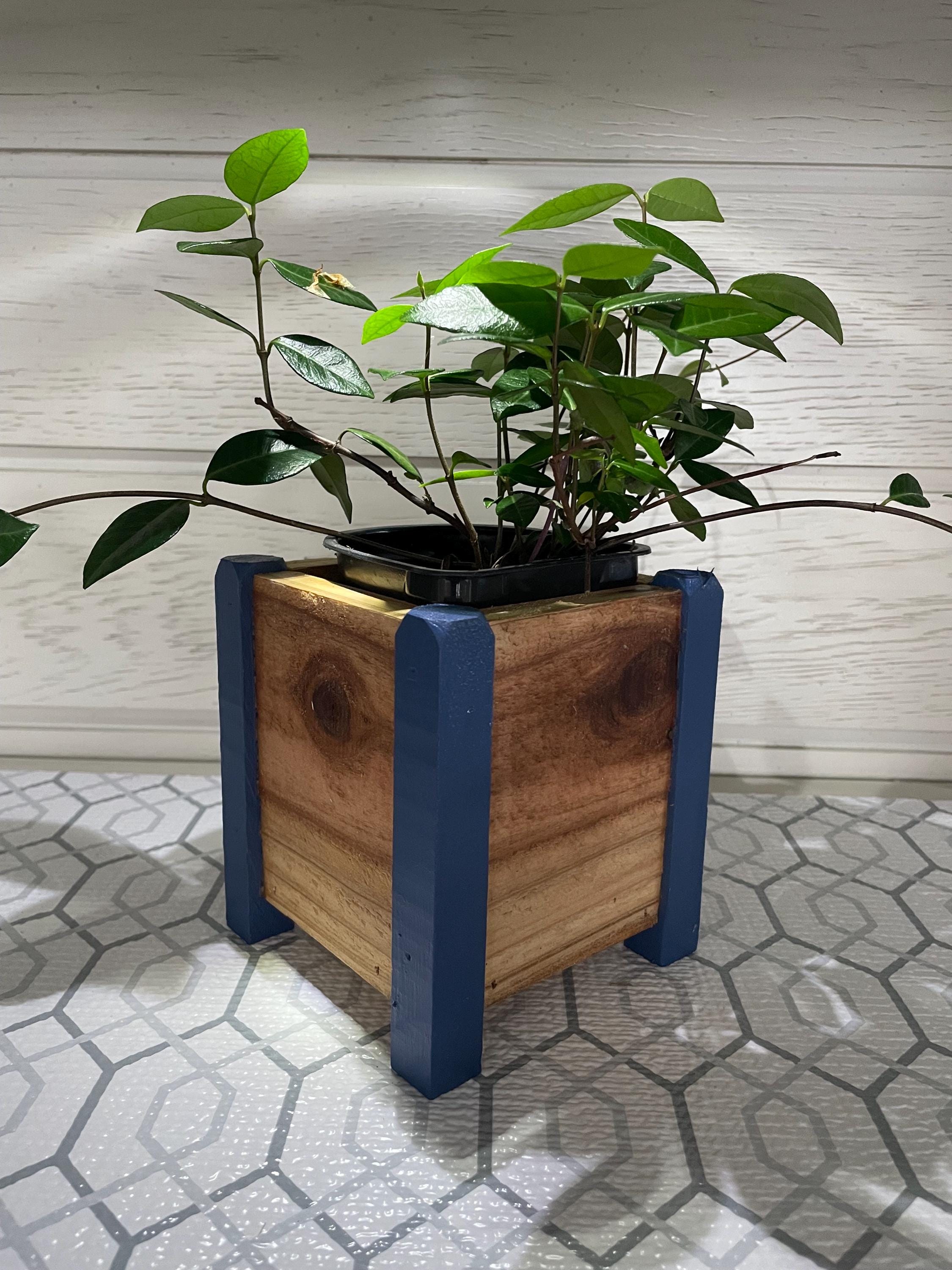 Mini Wooden Planters - Etsy