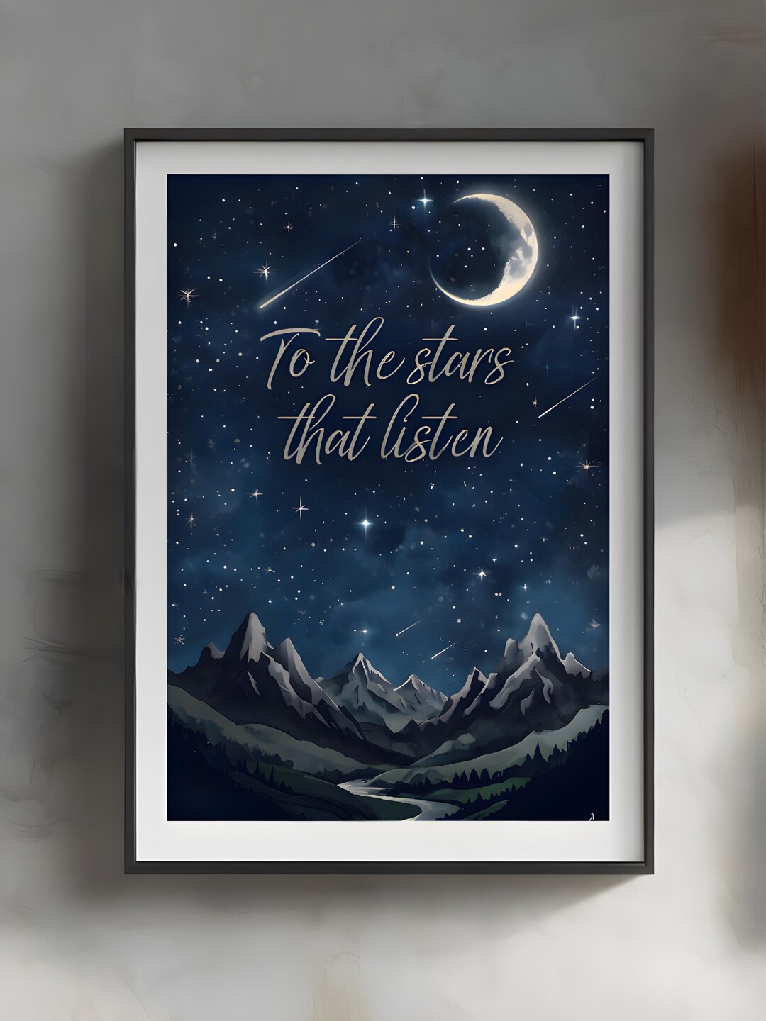 ACOTAR Inspired Digital Print | Wall Art | Velaris Inspired | Book ...