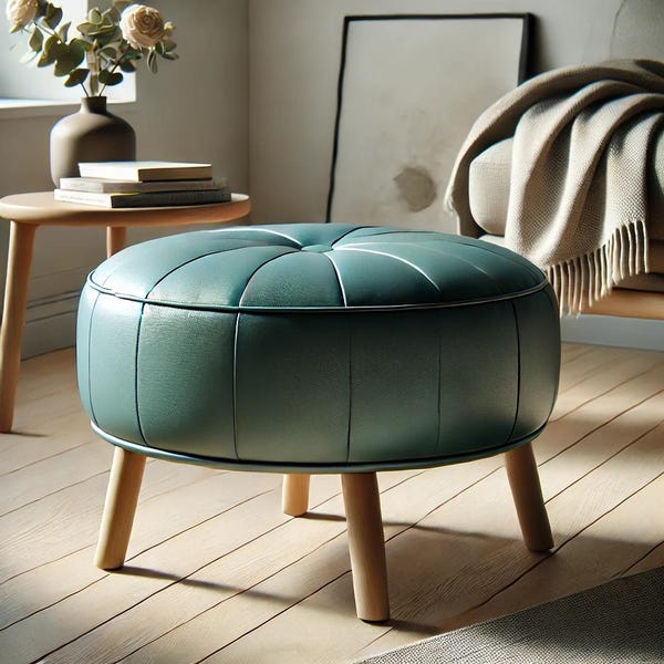 Green Pouf - Etsy