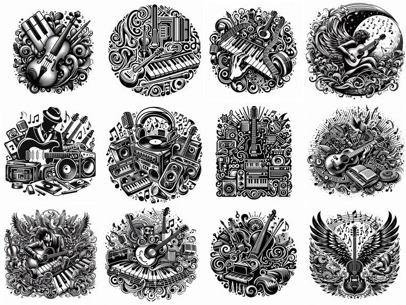 Tribal Music Engraving SVG Bundle: Laser Cut Designs (130 Files) - Etsy