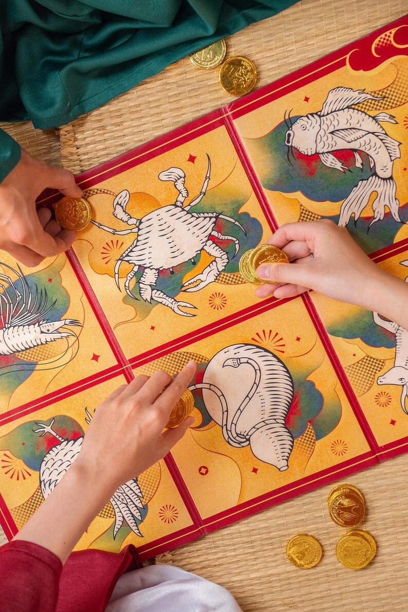 Bau Cua Tet Game – Traditional Vietnamese Lucky Game | Gourd Crab ...