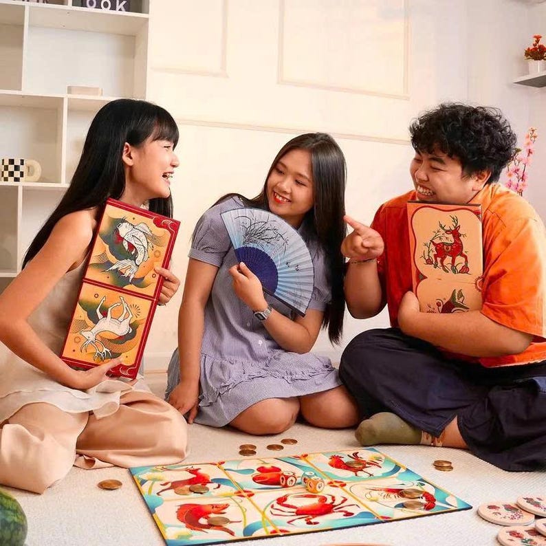 Bau Cua Tet Game – Traditional Vietnamese Lucky Game | Gourd Crab ...