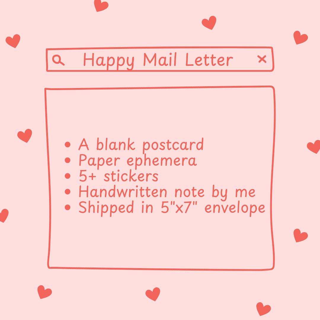 Happy Mail Letter Aesthetic Bullet Journal / Junk Journaling ...