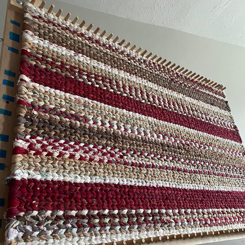 Upcycled Rag Rug - Etsy