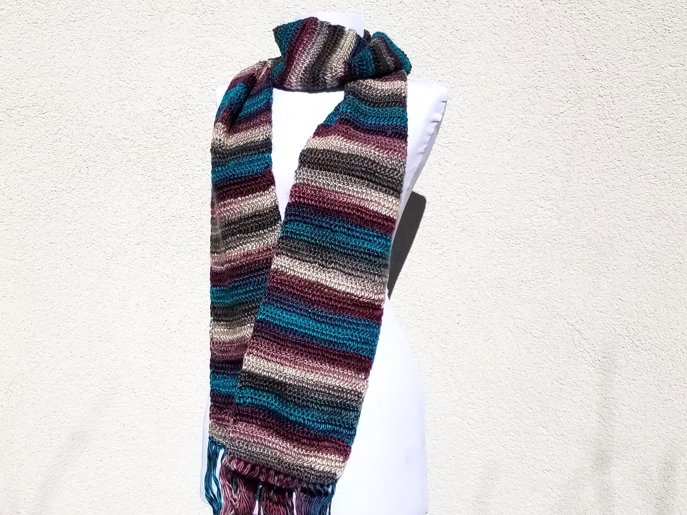 Unforgettable Scarf: Tealberry Scarf for Women or Men Autumn Scarf ...