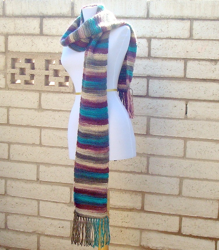 Unforgettable Scarf: Tealberry Scarf for Women or Men Autumn Scarf ...