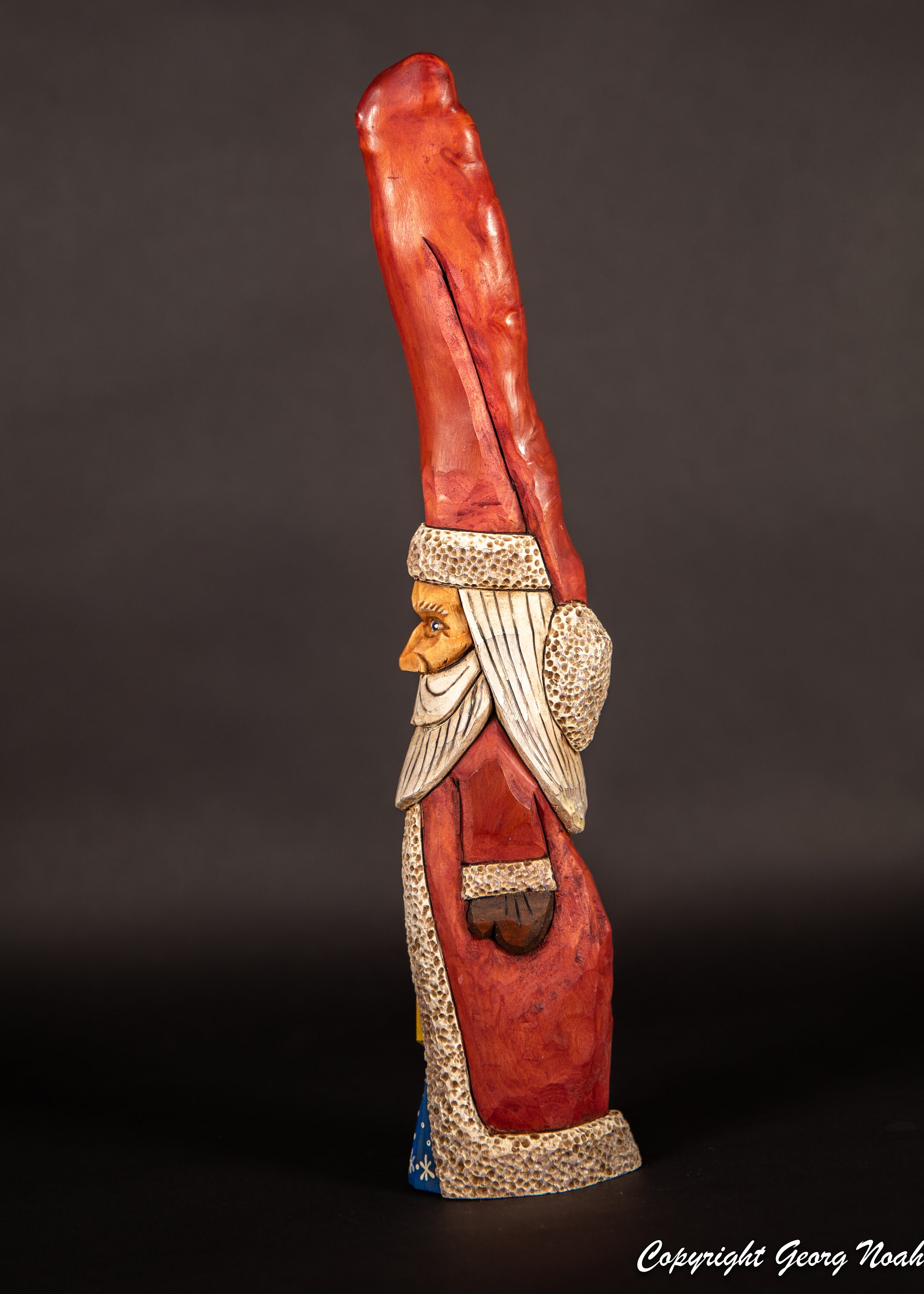 Hand Carved Wood, Woodcarving, Cypress Knee Santa by Georg Noah ...