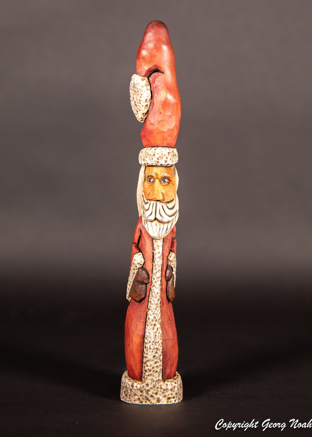 Hand Carved Wood, Woodcarving, Cypress Knee Santa by Georg Noah ...