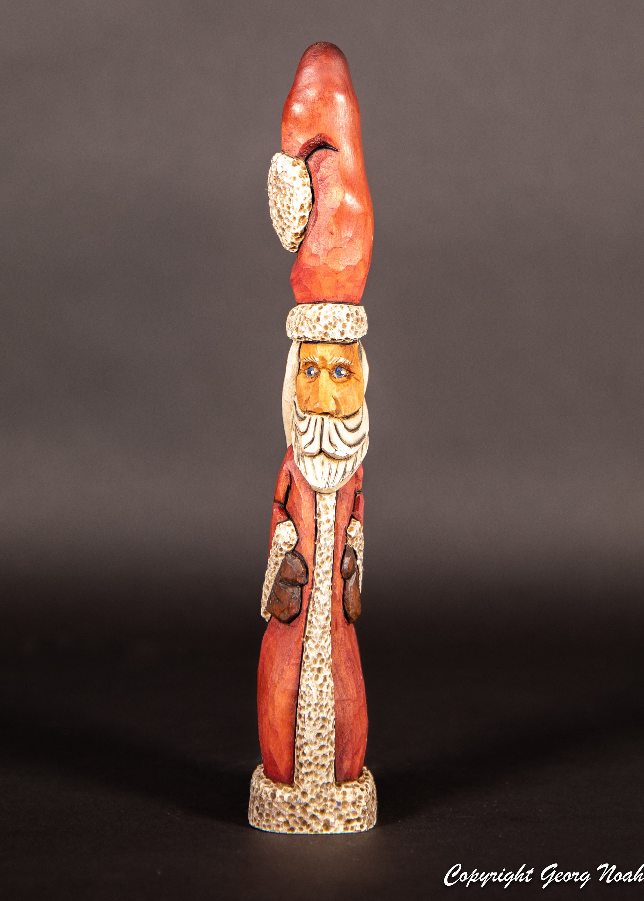 Hand Carved Wood, Woodcarving, Cypress Knee Santa by Georg Noah ...