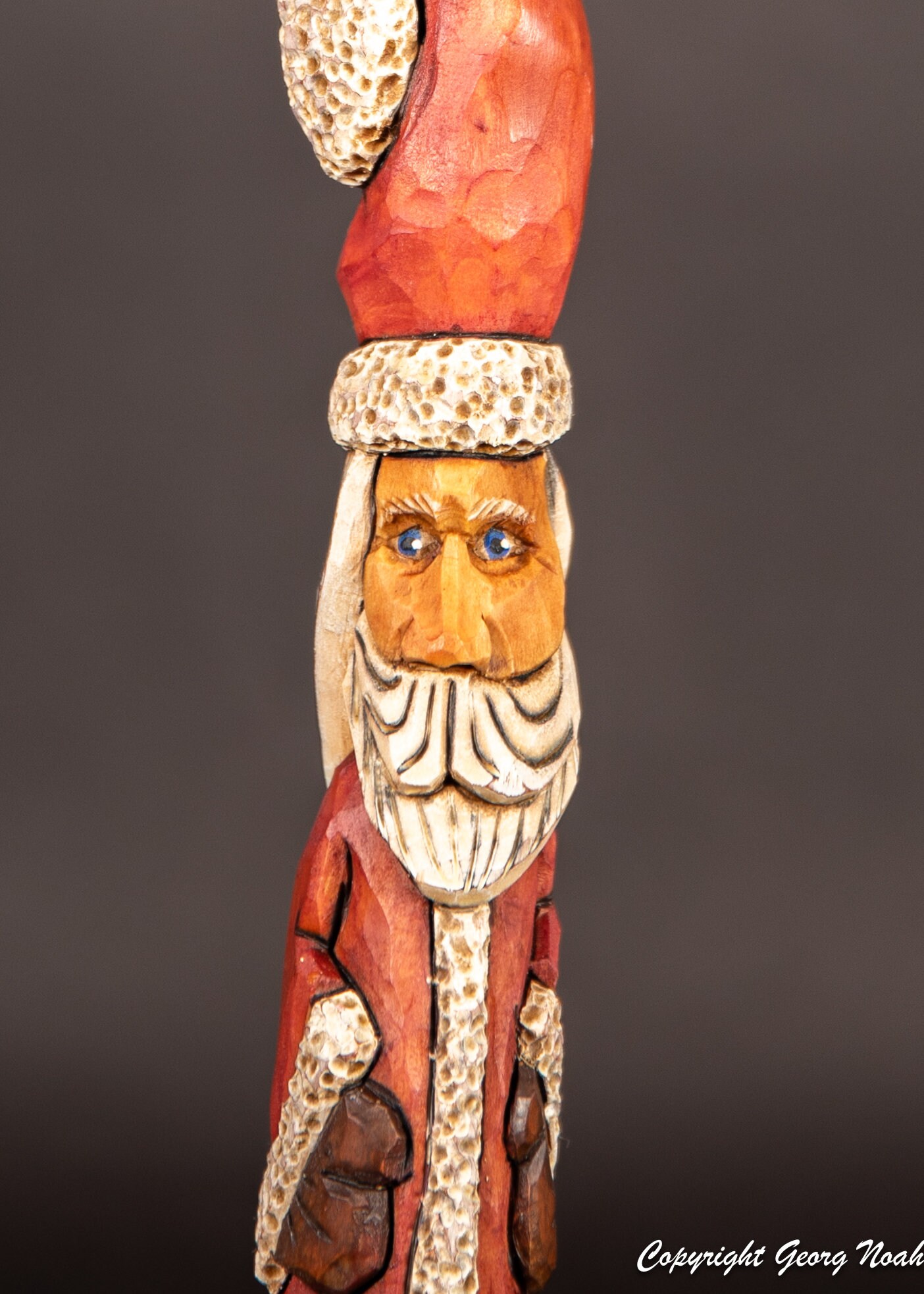 Hand Carved Wood, Woodcarving, Cypress Knee Santa by Georg Noah ...