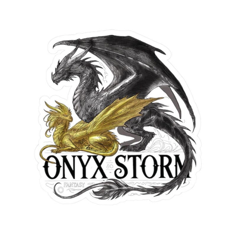 Onyx Storm Kiss-cut Stickers - Etsy