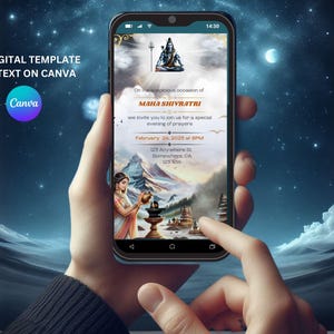 Shivratri Invitation, Lord Shiva Puja Invite, Maha Shiv Puja, Mother ...