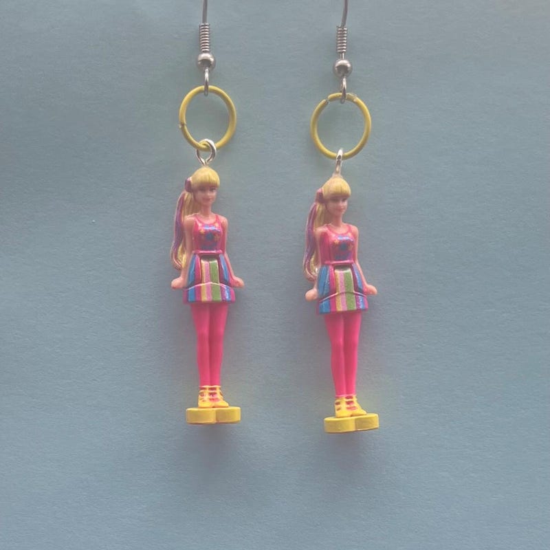 Barbie Earrings - Etsy