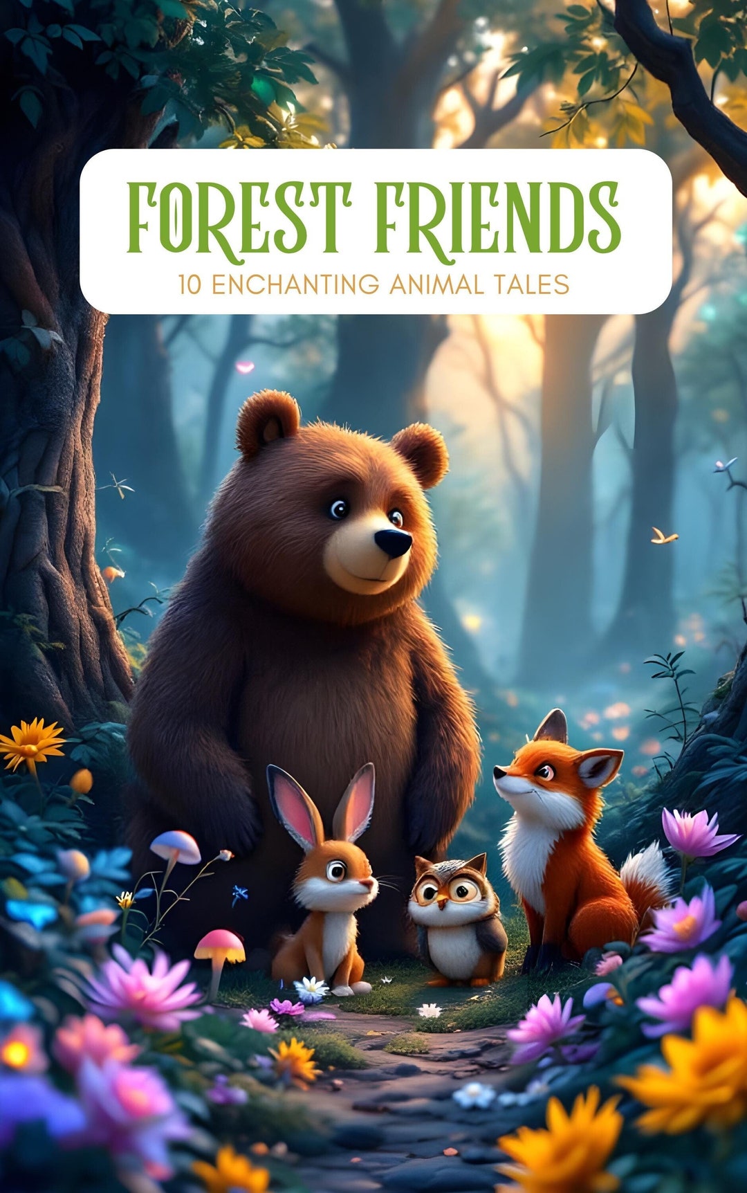Animal Tales: Enchanting Children's Book of Forest Friends Family ...