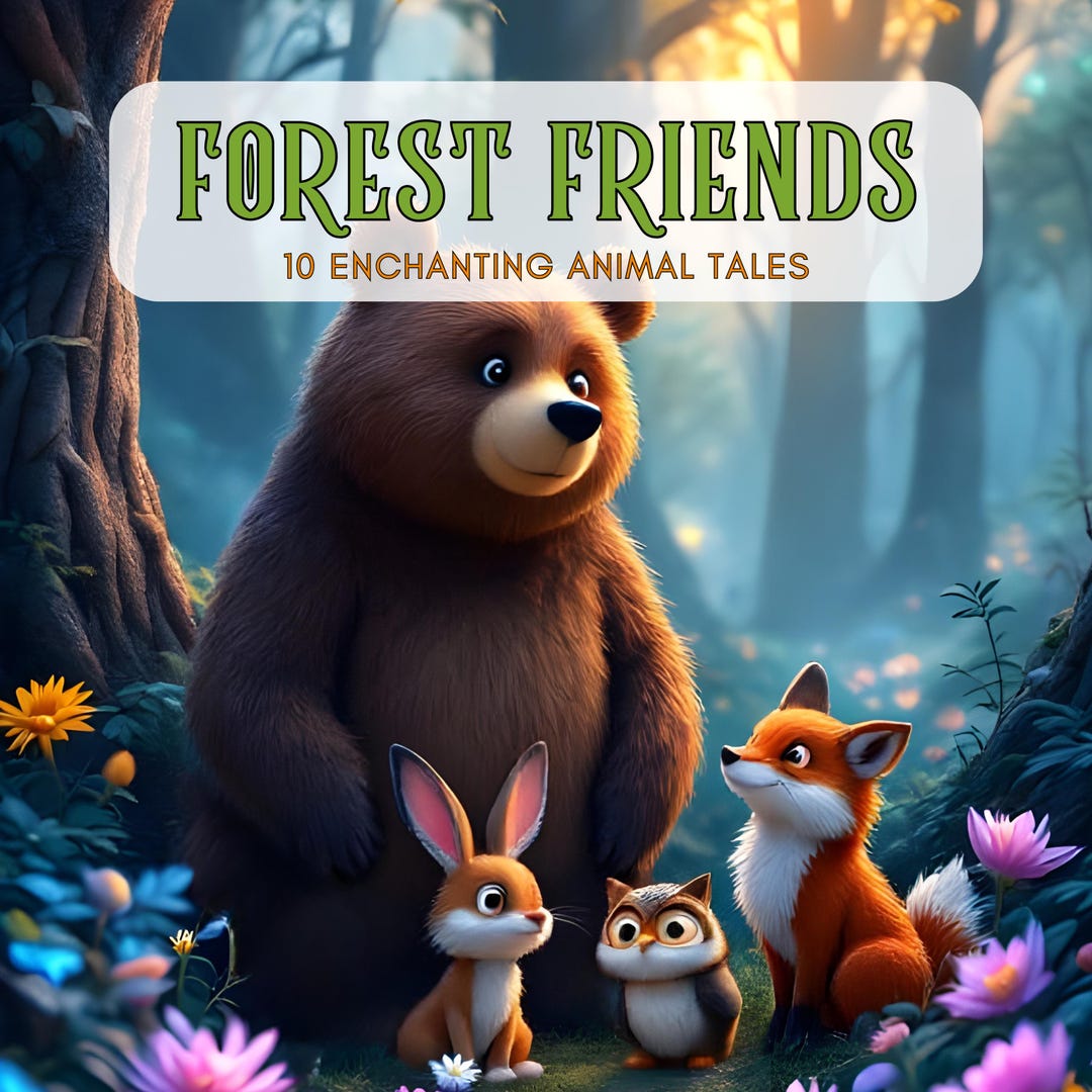 Enchanting Children's Storybook: Illustrated Tales for Bedtime, Life ...