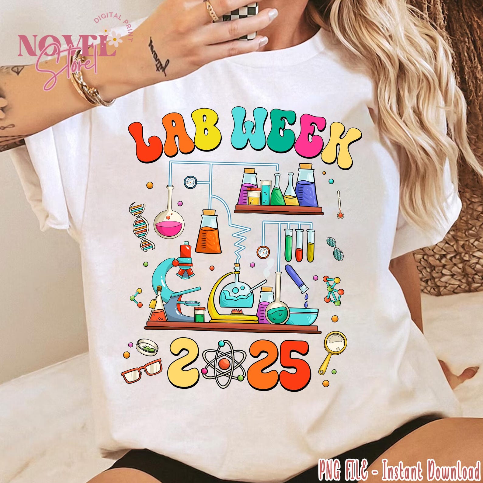 Retro Lab Week 2025 Png, Medical Lab Tech Png, Medical Assistant Barb ...