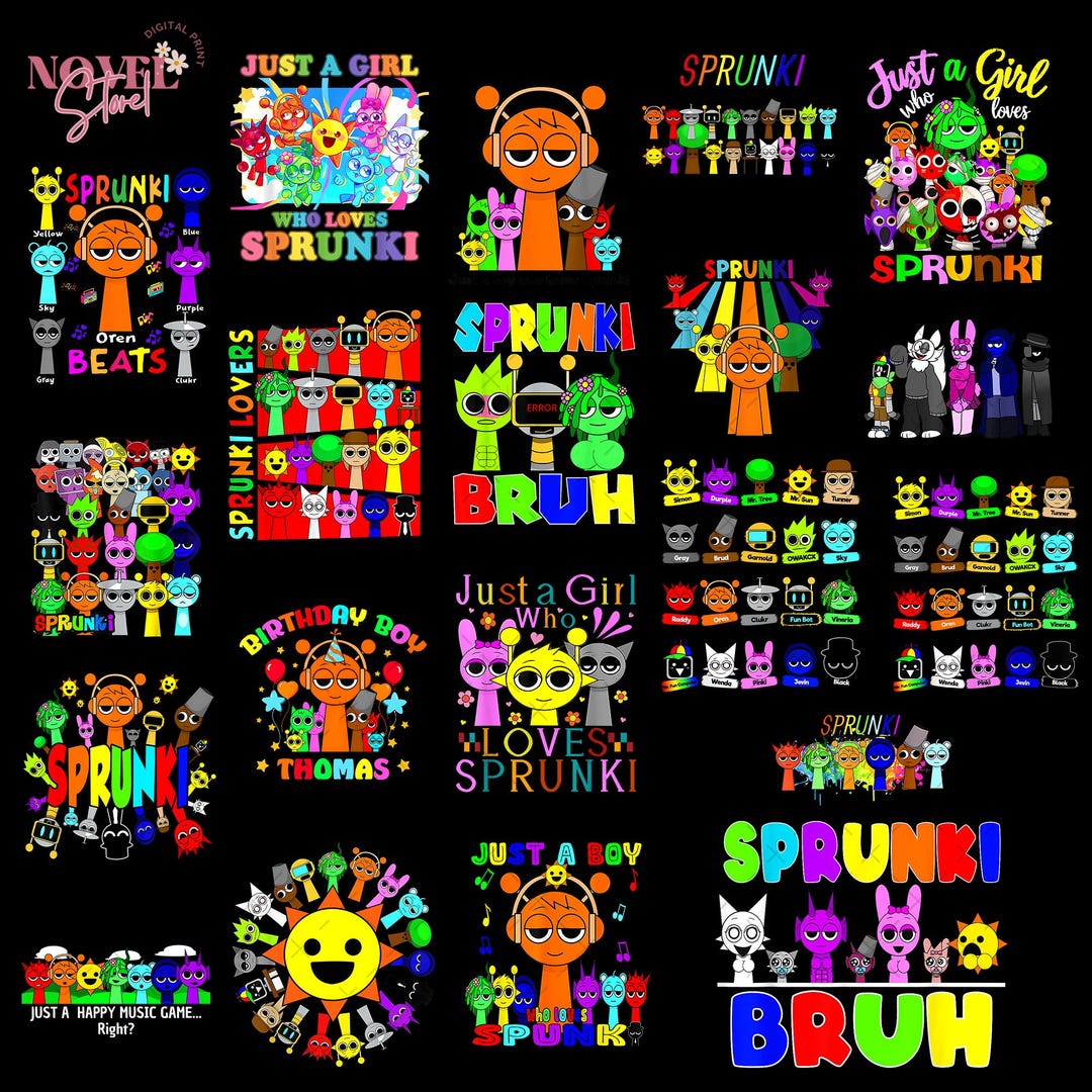 20+ Incredibox Sprunki Beats Png Bundle, Sprunki Beats, Sprunki Team ...
