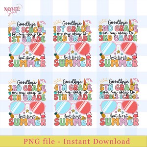 6+ Designs Last Day of School Bundle Png,goodbye Kindergarten on My Way ...