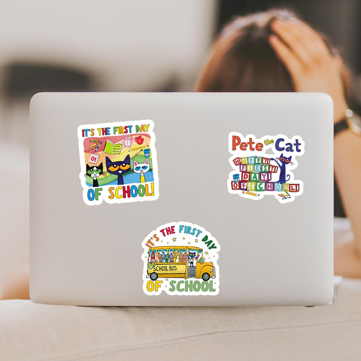 Pete the Cat Groovy Cat Sticker, the Cool Cat Back to School Sticker ...
