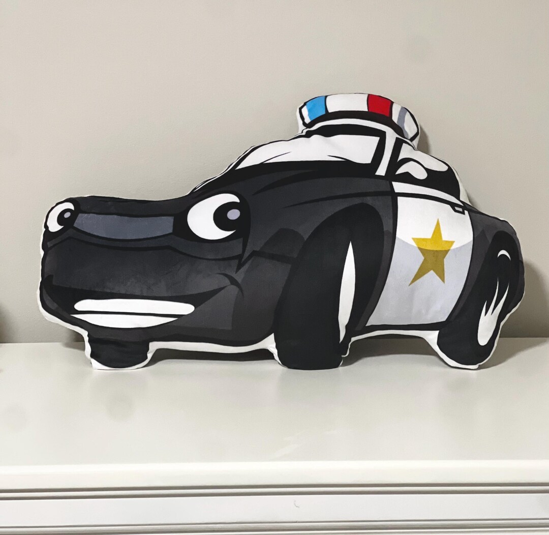 Kids Police Car Shaped Pillows - Unique Custom Cushions for Children ...
