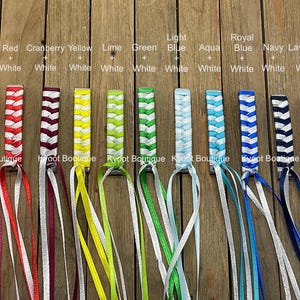2 Ribbon Barrettes - Braided, Hair Accessory, Girl, 80's - Etsy