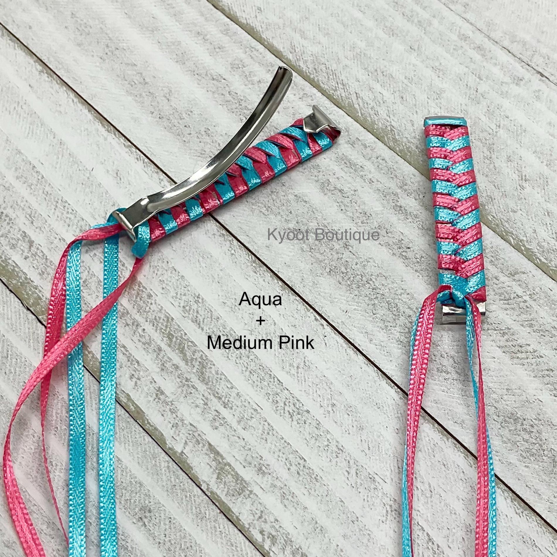 2 Ribbon Barrettes - Braided, Hair Accessory, Girl, 80's - Etsy