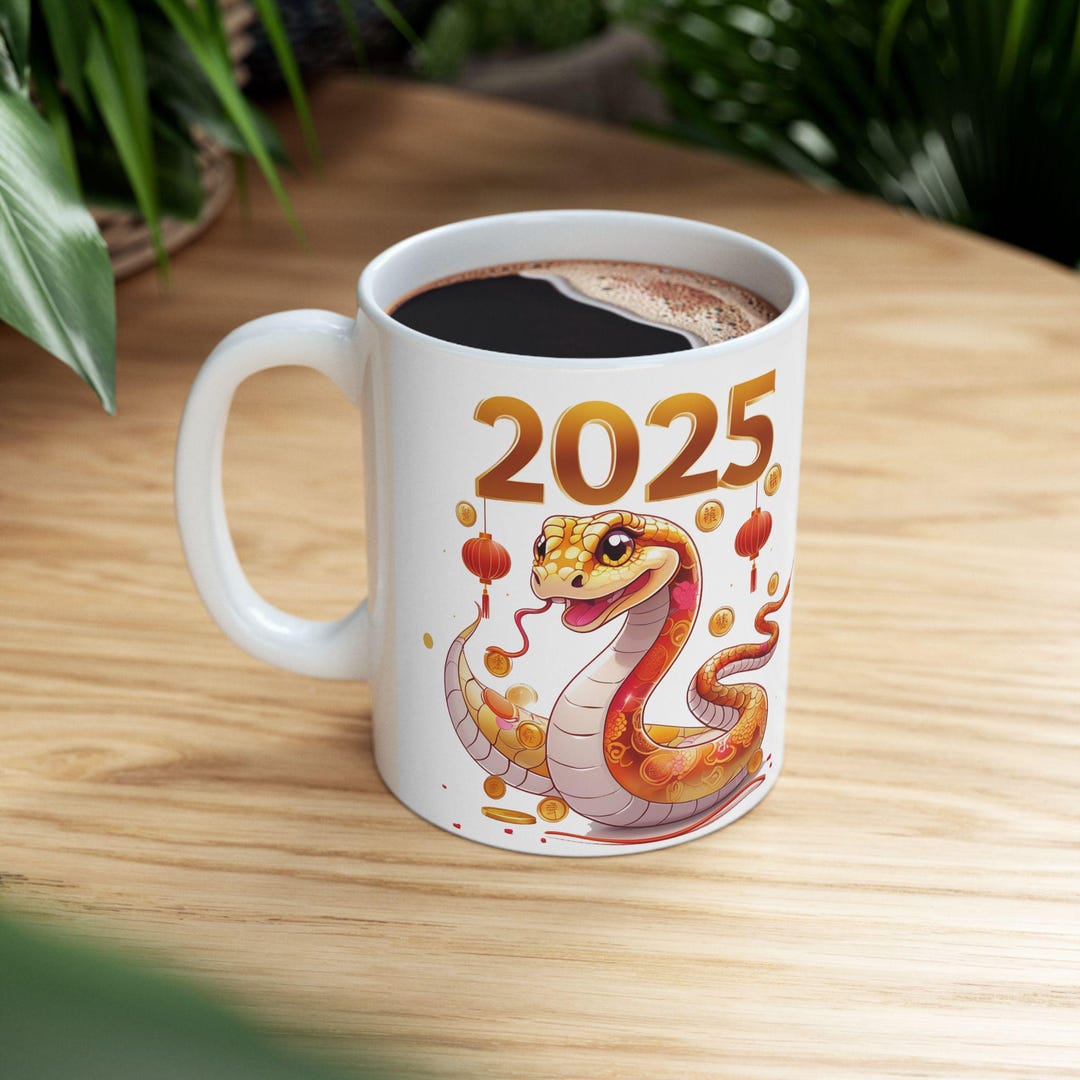 Chinese New Year Snake Mug, Year of the Snake Gift, Chinese Zodiac ...