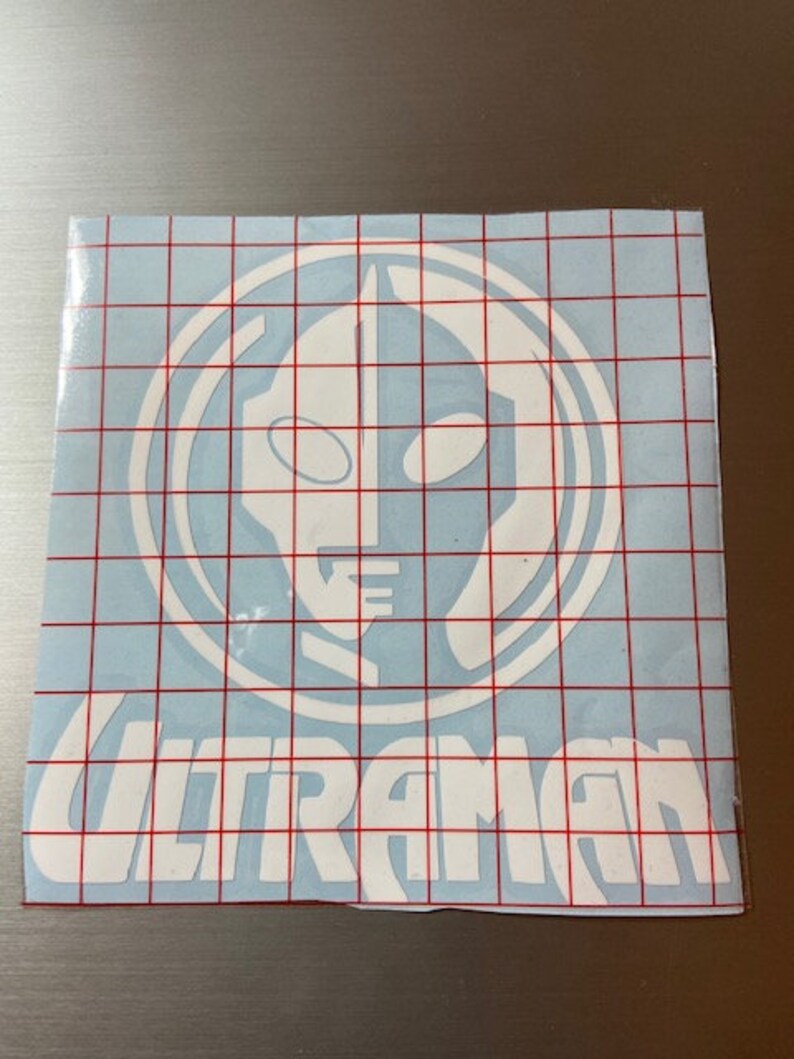 Ultraman Vinyl Window Car Decal 5 X 5 Inches - Etsy