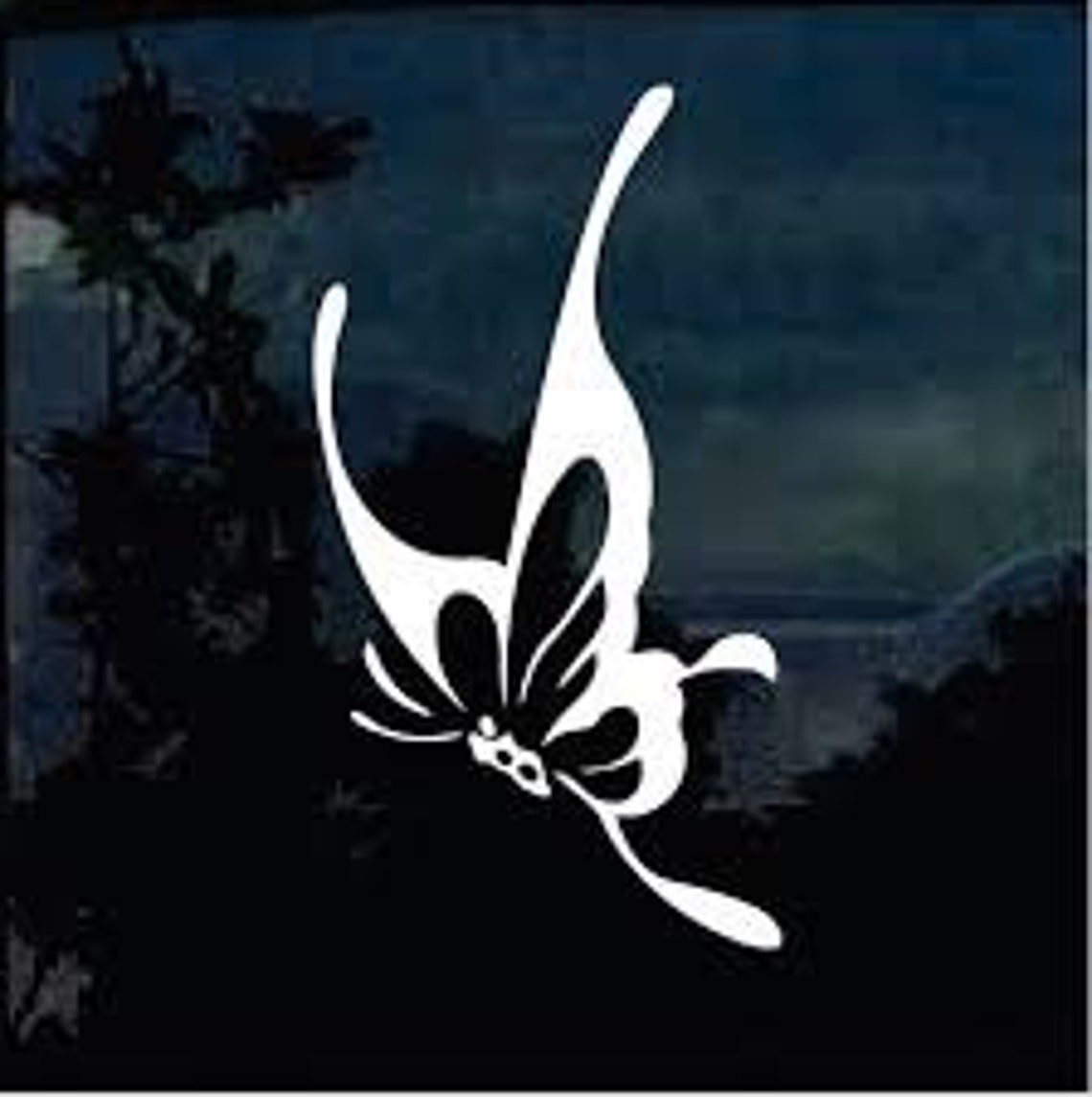 Butterfly Vinyl Window Car Decal 6 x 4 inches - Etsy.de