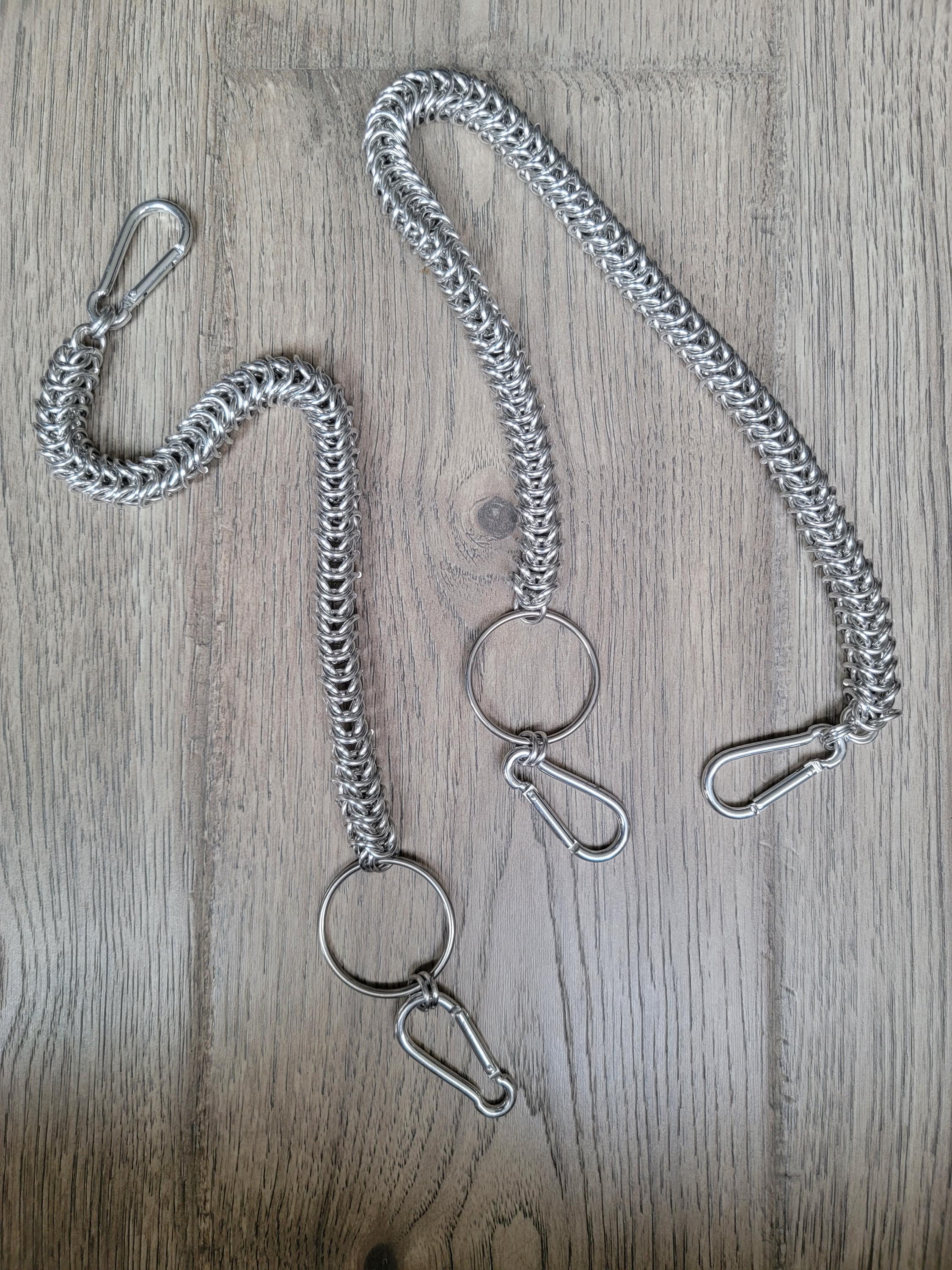 Chainmail Wallet Chain - Box Weave Belt Chain - Etsy