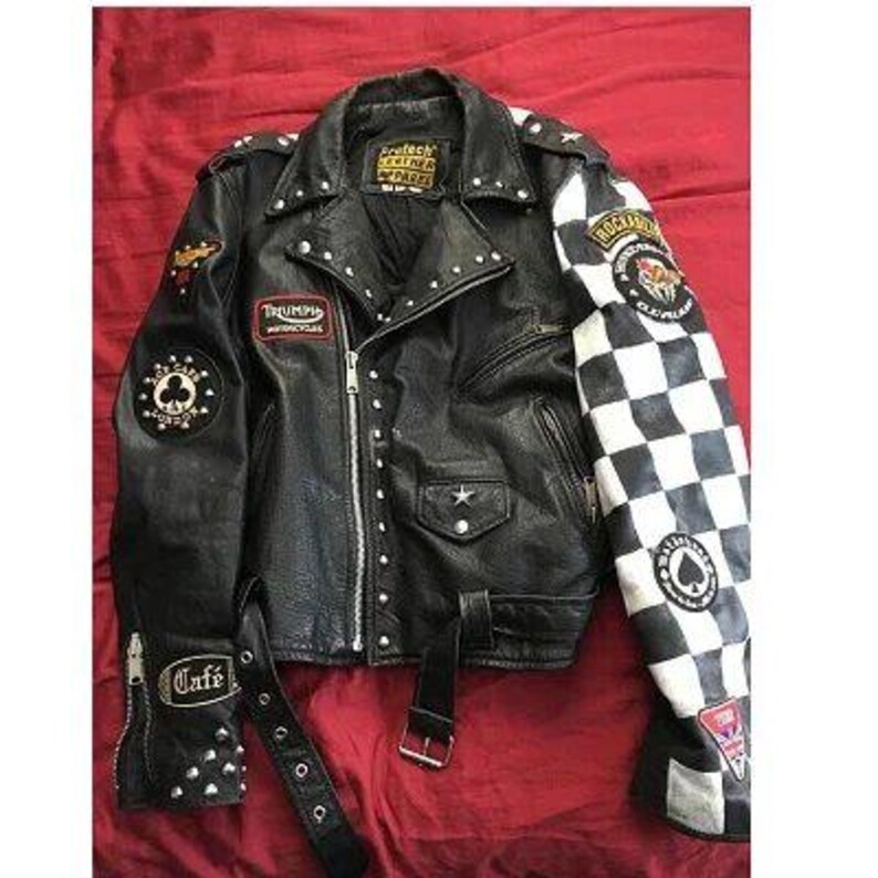 59 Club Cafe Racer Leather Jacket - Etsy