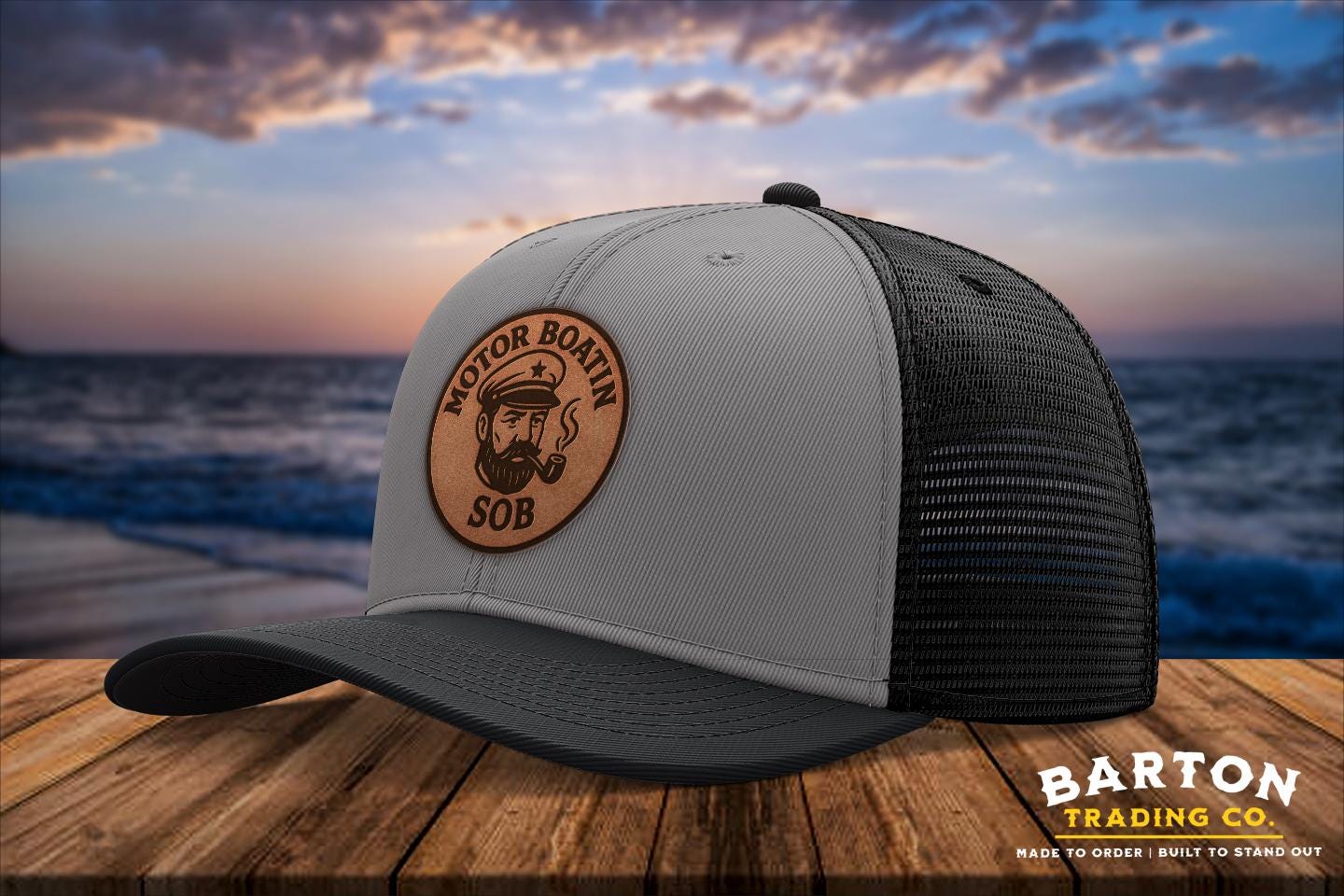 Motor Boatin' SOB SVG PNG – Funny Sailor Trucker Hat File for Cricut ...