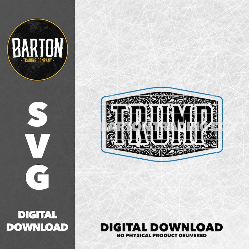 Tooled Leather TRUMP SVG | Digital Download | Engraving File for Hat ...