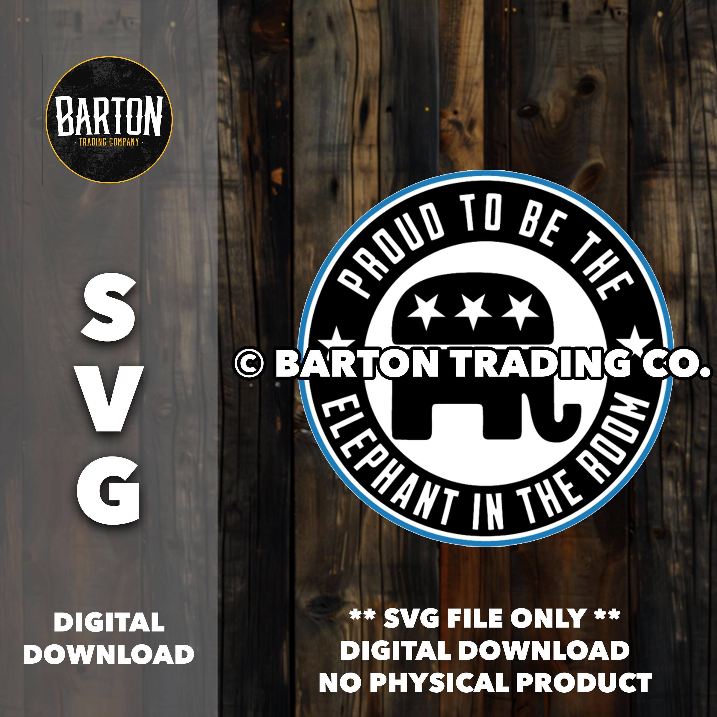 Proud to Be the Elephant in the Room | Republican Pride SVG File ...