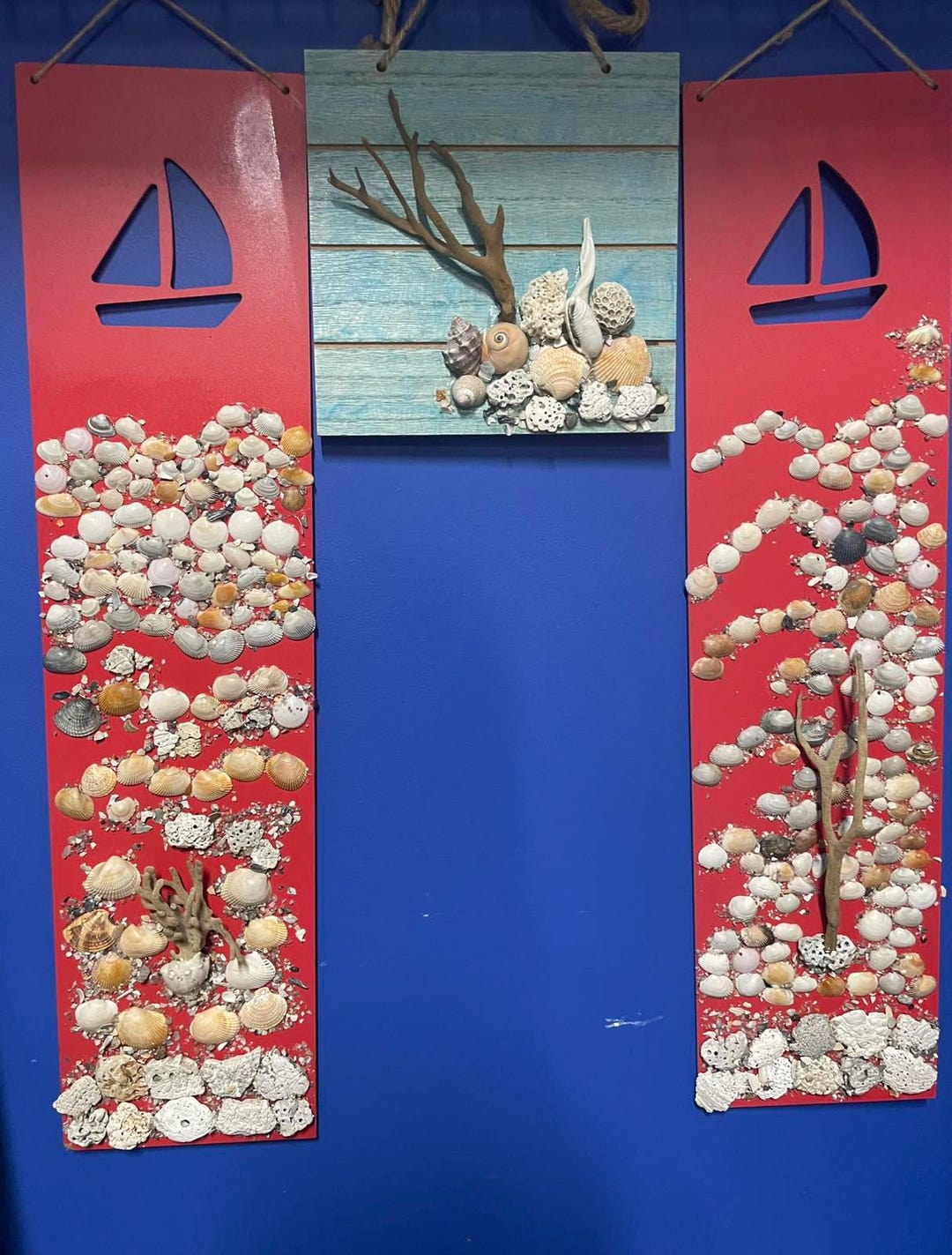 Shell Artwork - Etsy