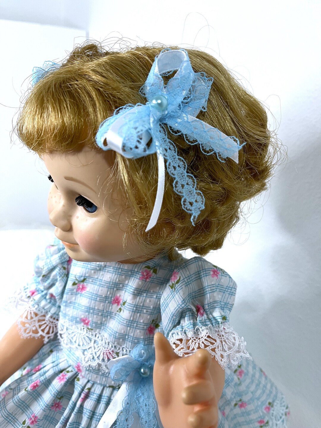 Chatty Cathy Dress Panties and Hair Bow Set Vintage Flocked Fabric - Etsy