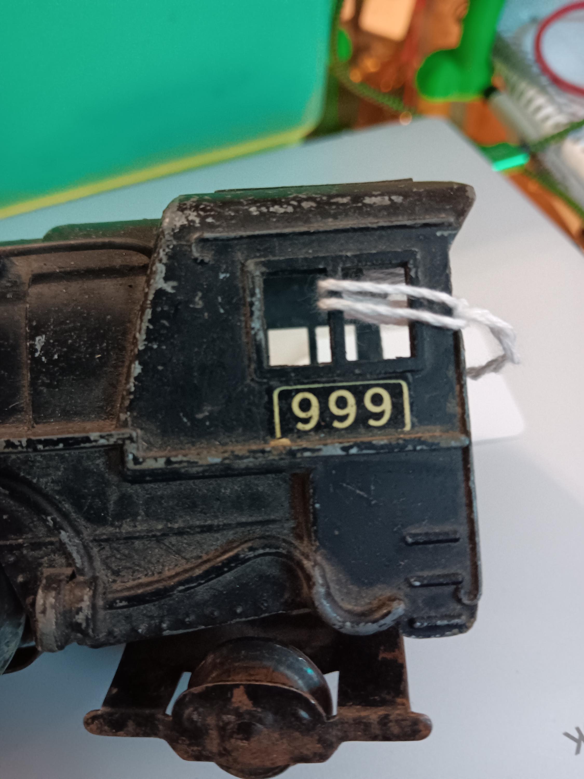 1940's Marx Red Front Light and 999 "o" Scale Train Engine - Etsy