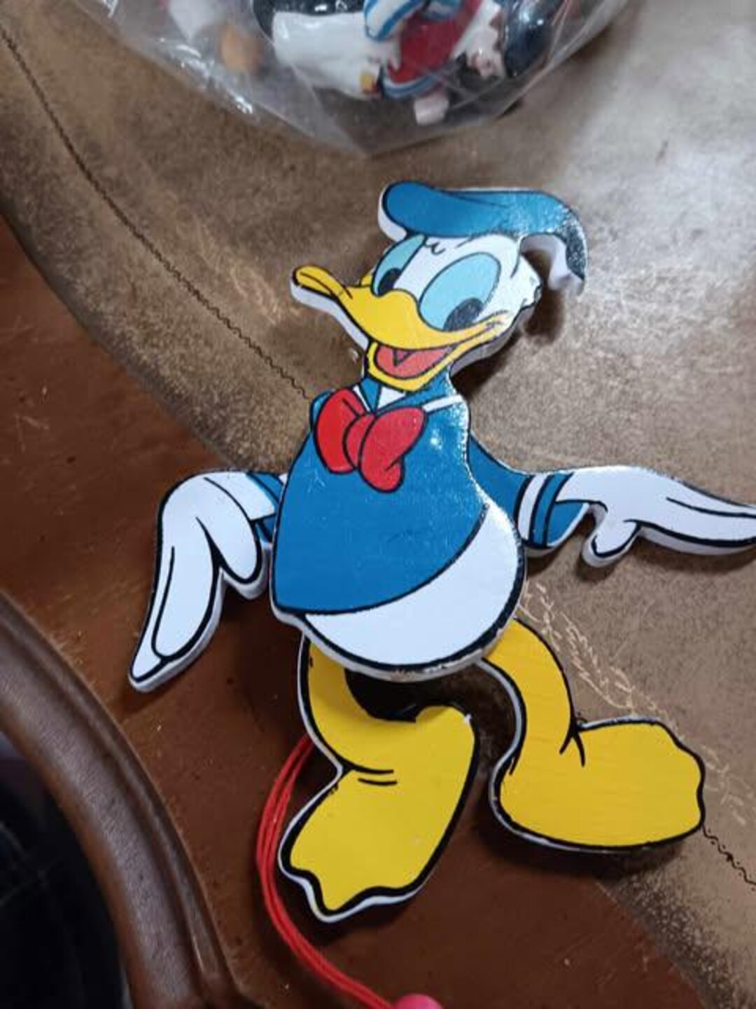 1960's Walt Disney Donald Duck Pull String Toy Ornament - Etsy