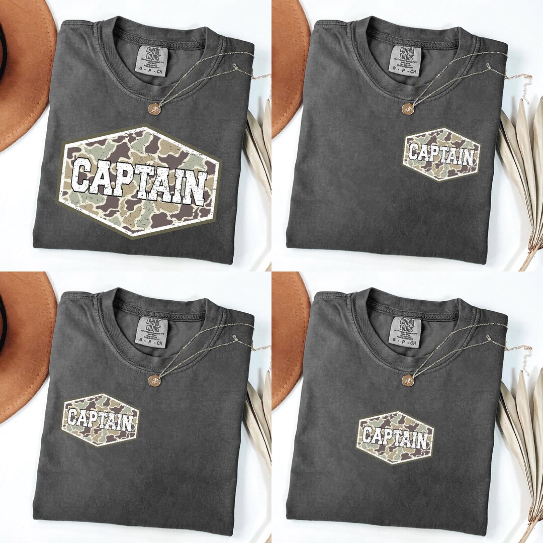 Vintage Camo Captain Dad Png File, Captain Dad Camouflage Png, Dad Camo ...