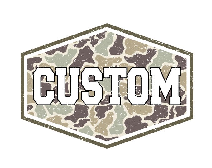 Personalized Custom Vintage Camo Name, Custom Camouflage Png - Etsy