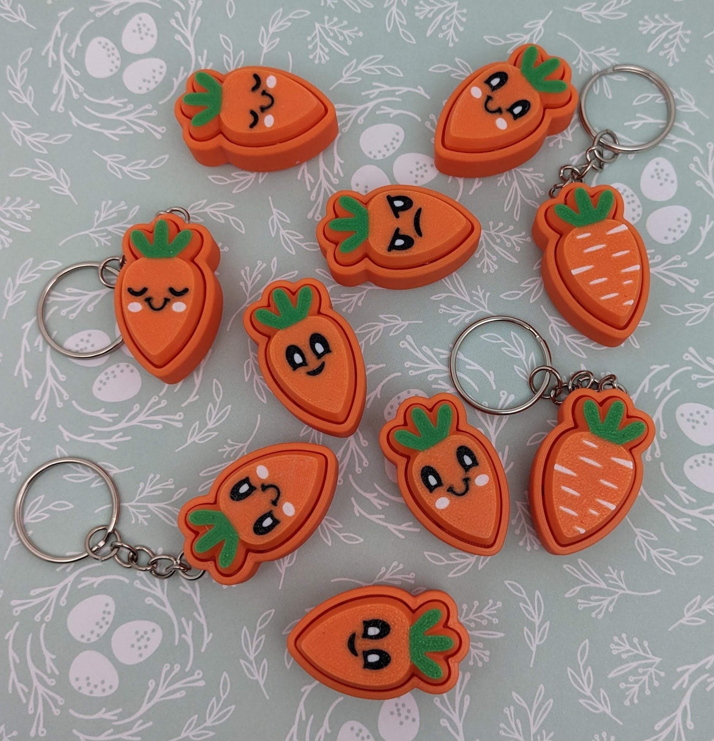 Crunchy Carrot 3D Printed Clicker Fidgets - Etsy