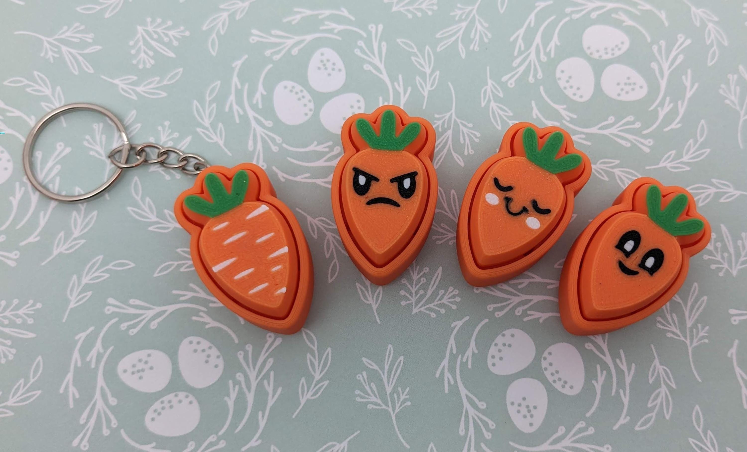 Crunchy Carrot 3D Printed Clicker Fidgets - Etsy