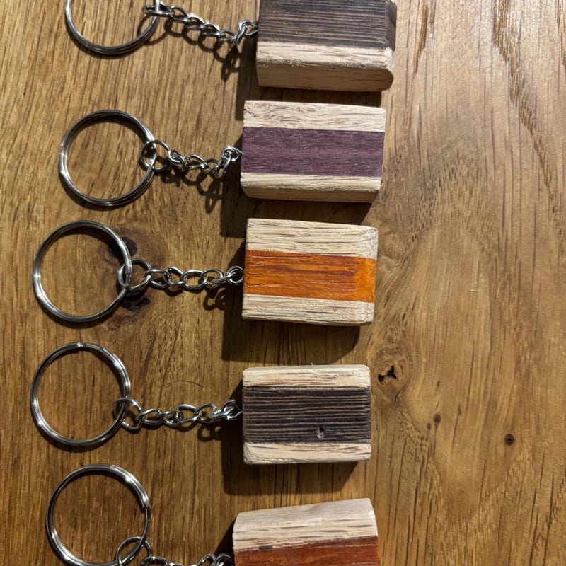 Wood Turn Keychain - Etsy UK