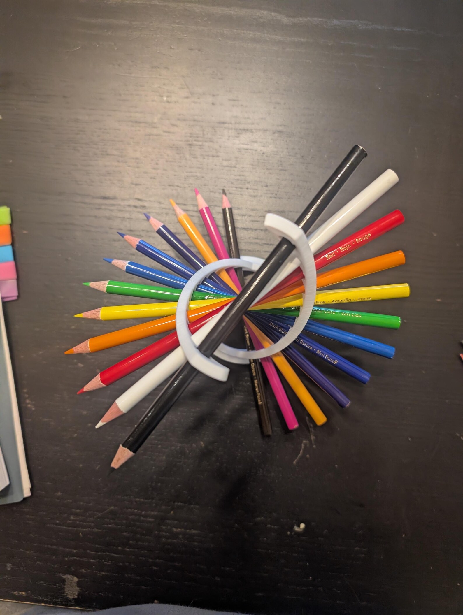 DNA Helix Pencil Holder - 3D Printed Spiral Desk Organizer - STEM ...