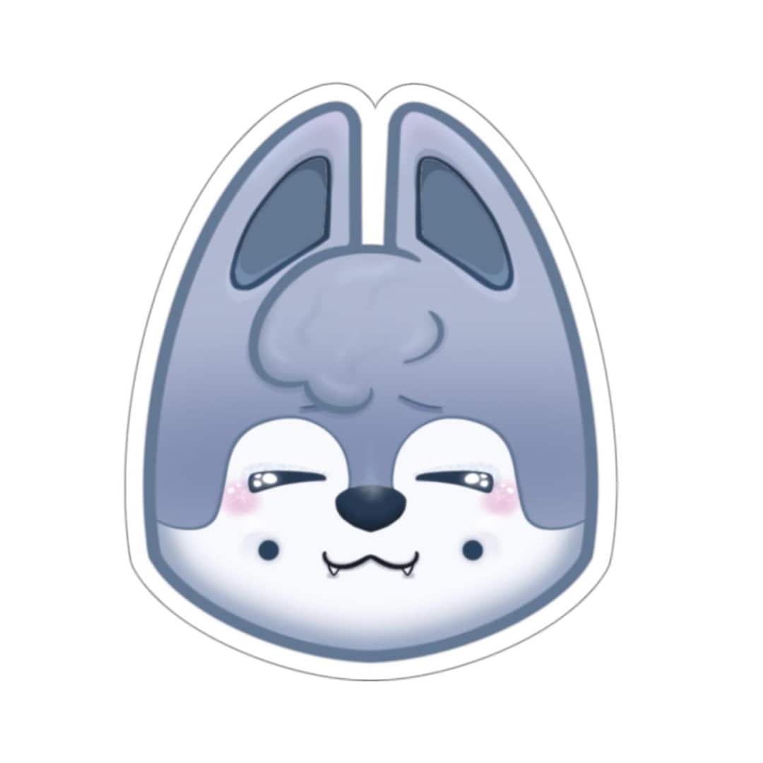 Wolf Chan Fanart Stickers, Skzoo and Stray Kids Fans, Kpop Merch ...