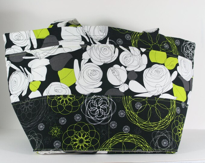 Barrel Knitting Tote With 5 Roomy Pockets for Patterns and - Etsy