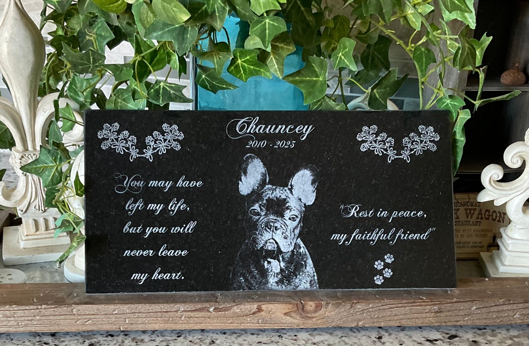 Dog Memorial, Headstone, Personalized, Custom Granite. FREE PRIORITY ...