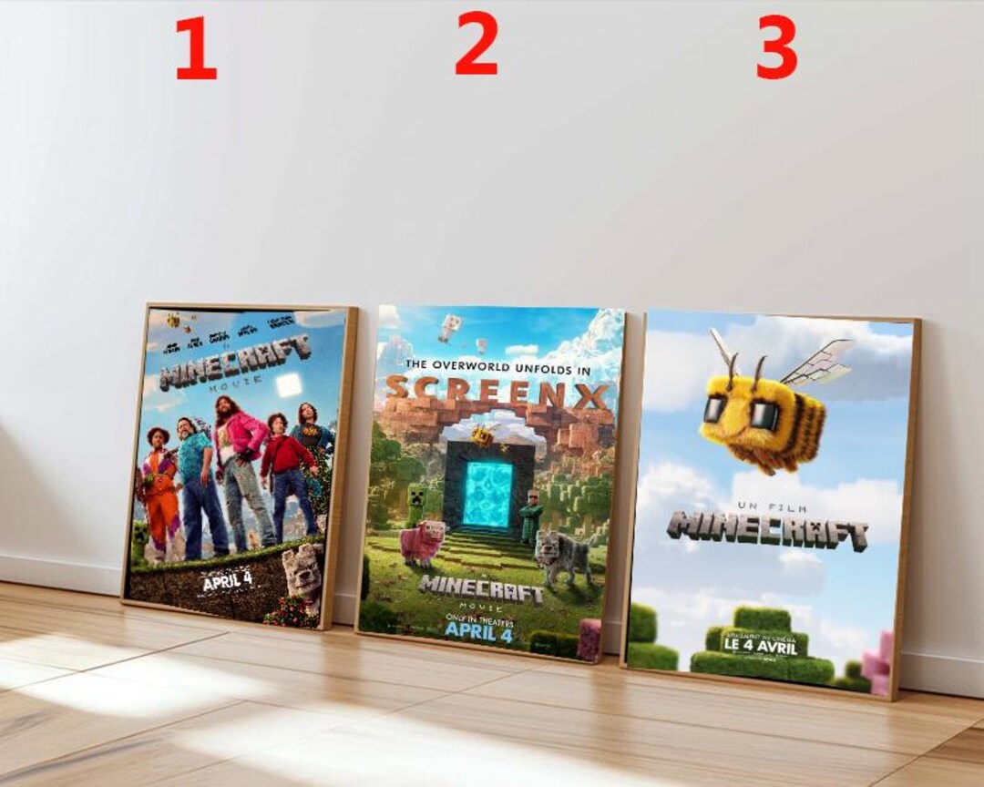 A Minecraft Movie (2025) Movie Poster - Etsy
